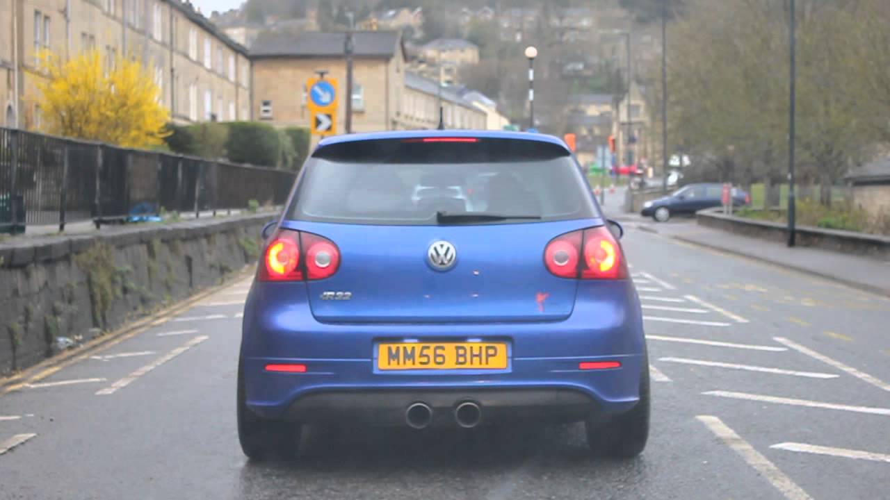 VW Golf R32 Launch Control - YouTube