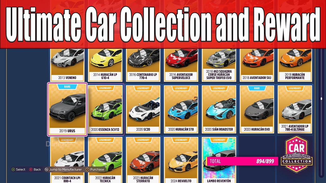 Forza Horizon 5 Ultimate Car Collection and Reward - YouTube