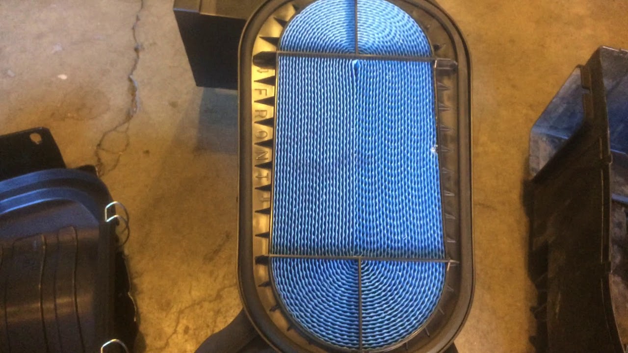 (25) ford 7.3 severe duty ais air filter - YouTube