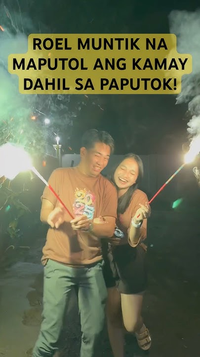 ROEL MUNTIK NA MAPUTOL ANG KAMAY DAHIL SA PAPUTOK! - YouTube