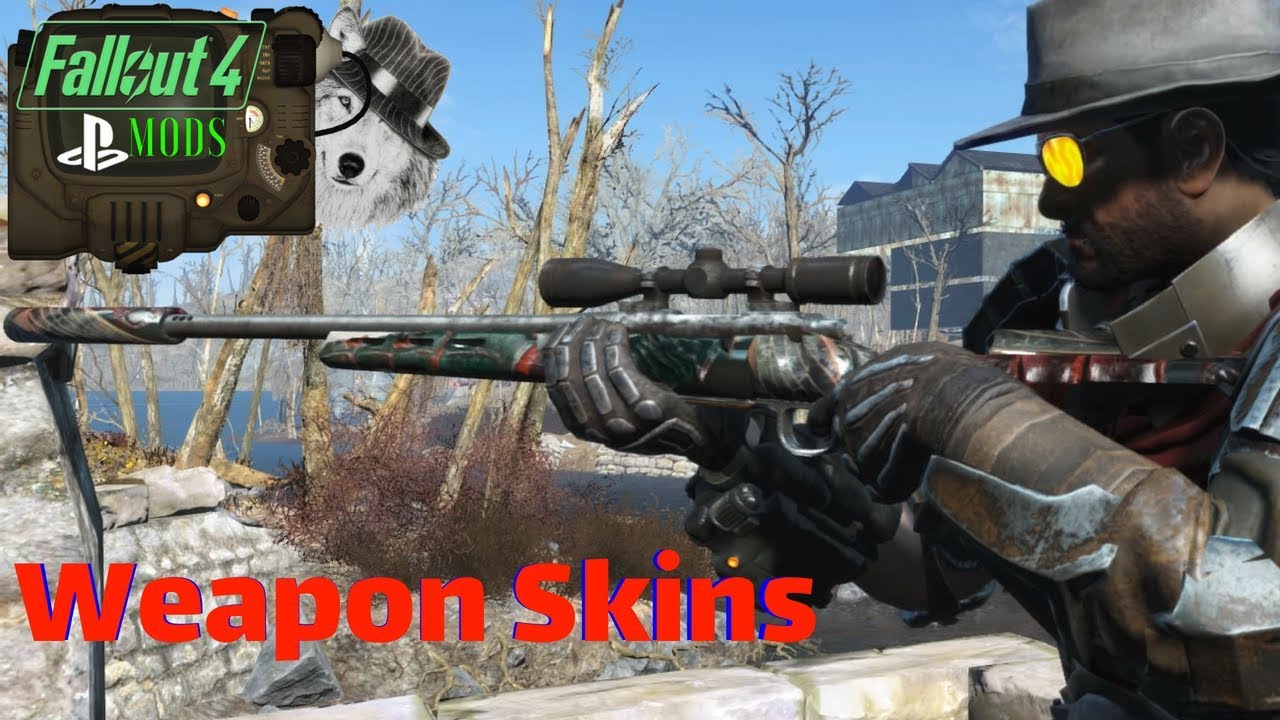 Fallout 4 PS4 Mods: Weapon Skins - YouTube