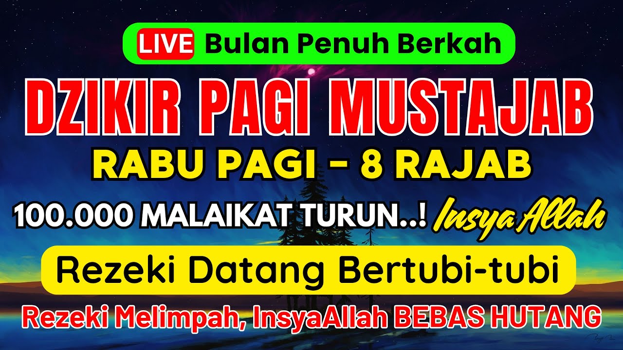 Dzikir Pagi Di Hari Rabu Mustajab - Zikir Pembuka Rezeki Segala Penjuru ...