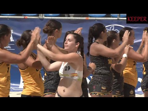Malaga vs Sevilla beach handball