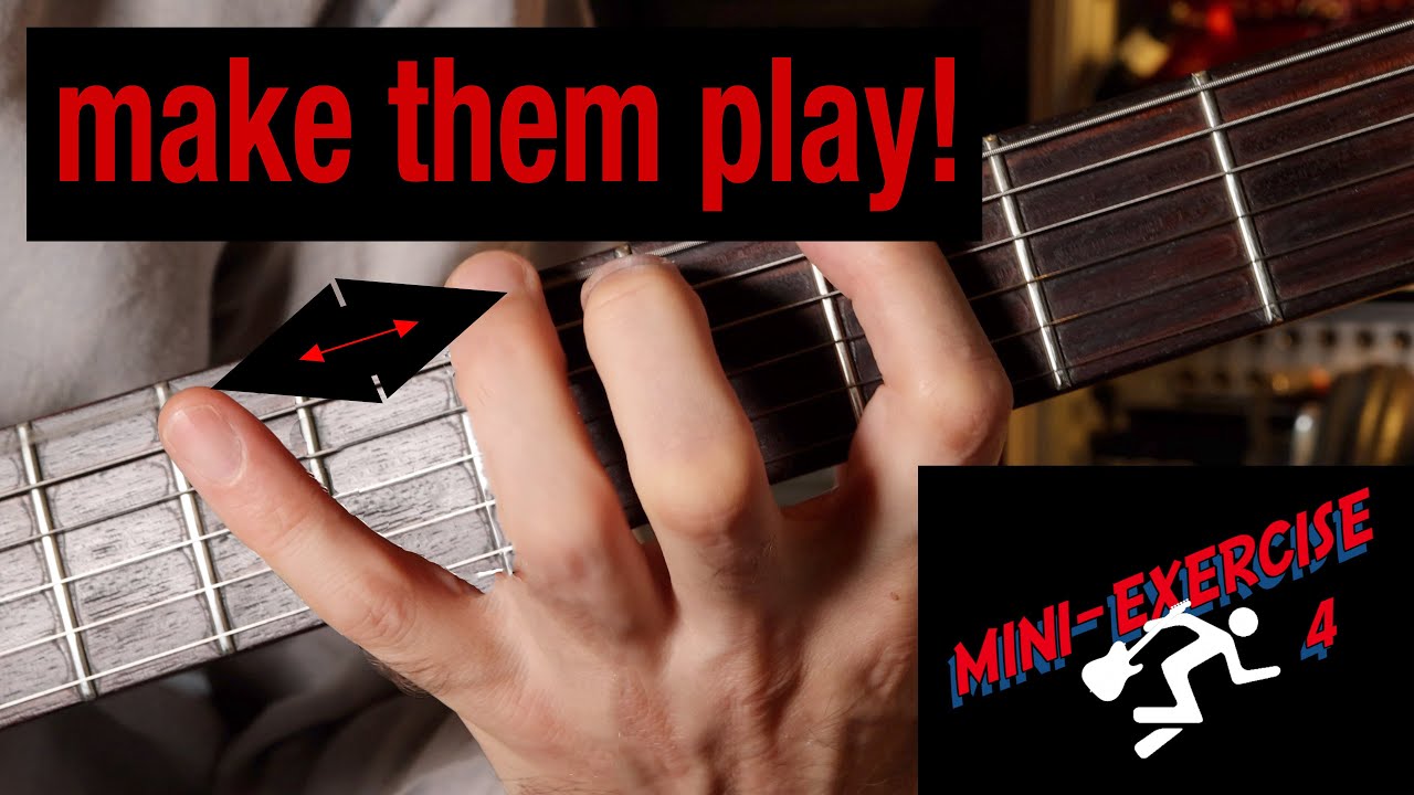 Use all four fingers! One finger per fret 3rd/4th finger exercise & Gm ...