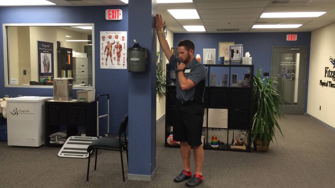 Wall Slide Scapular Plane - YouTube