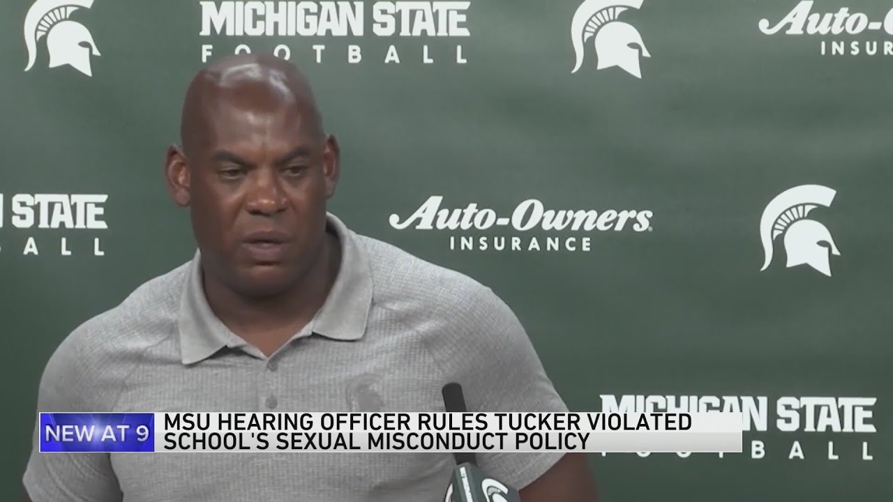 Michigan State hearing officer rules Mel Tucker sexually harassed ...