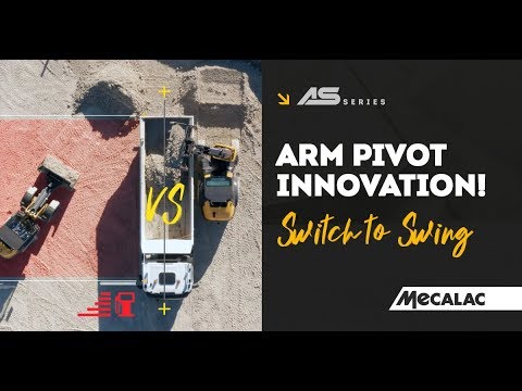 MECALAC | Swing Loader - Arm pivot innovation - YouTube