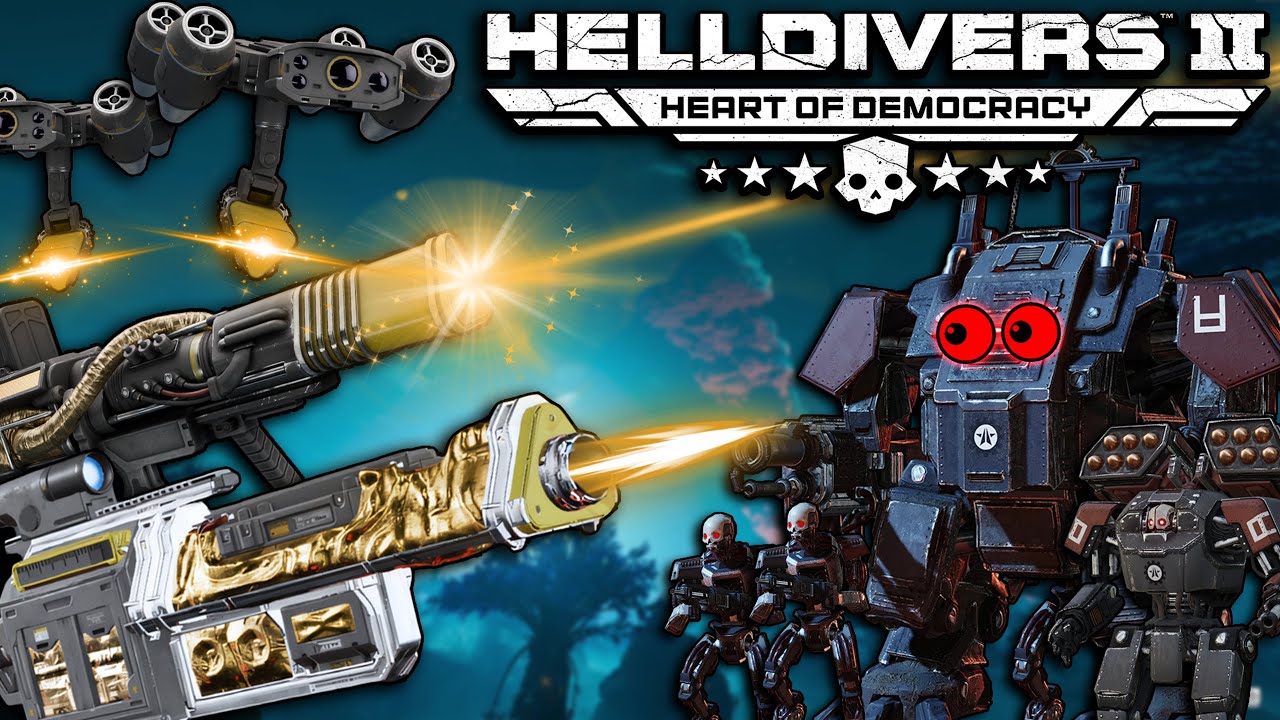 Energy Weapons DESTROY the NEW JET BRIGADE BOTS in Helldivers 2 - YouTube