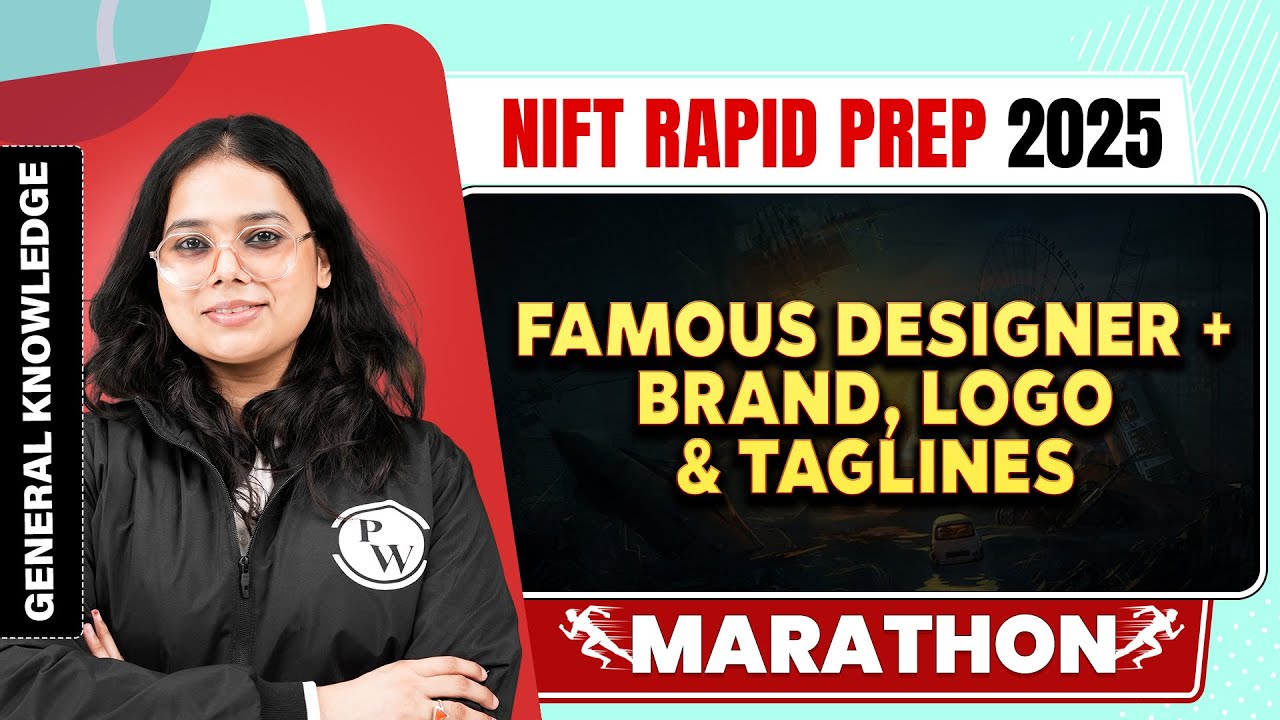 General Knowledge 02 | Famous Designer + Brand, Logo & Taglines | NIFT ...