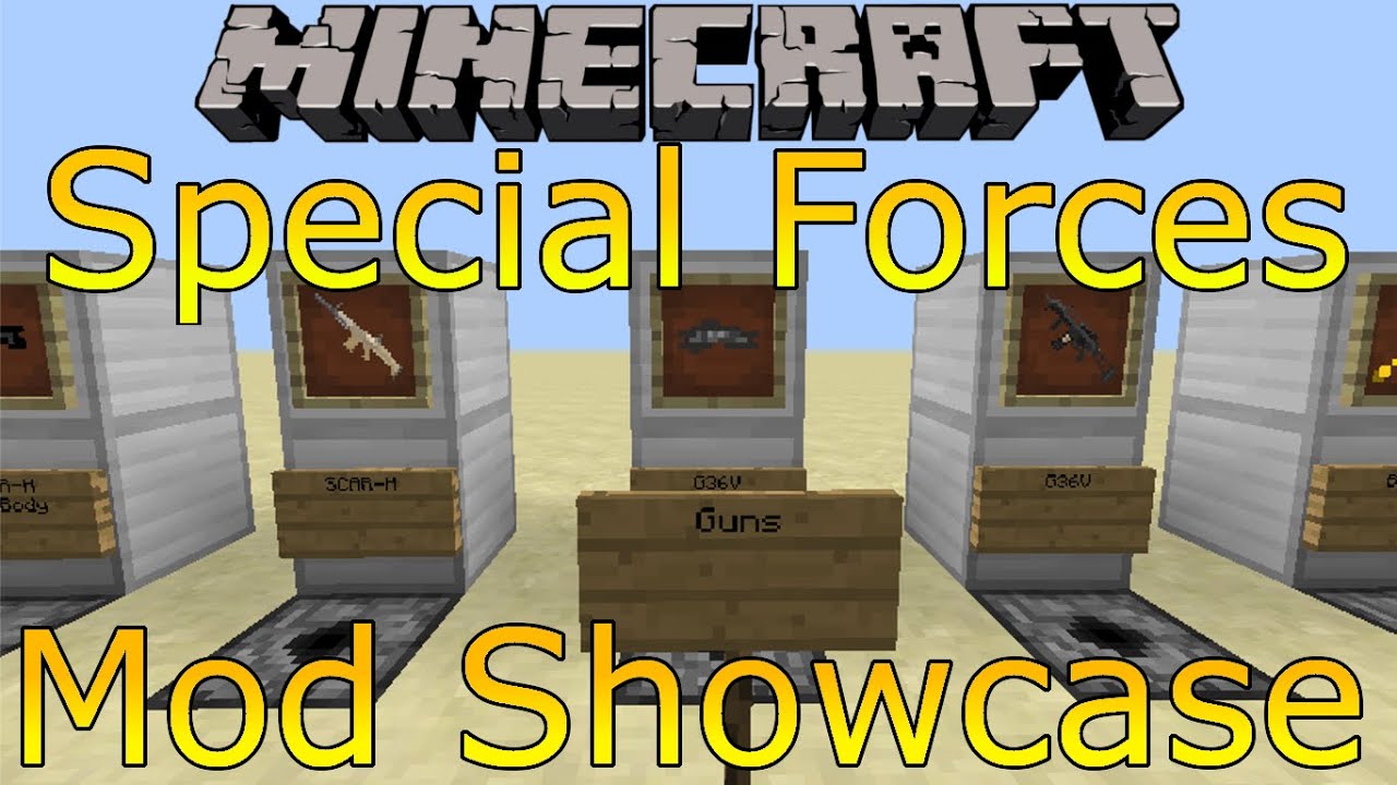 Minecraft Mod Showcase: Special Forces Mod 1.7.10 - YouTube