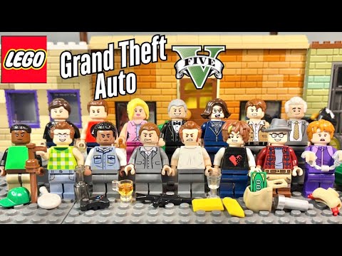 LEGO Grand Theft Auto 5 Custom Minifigure Showcase! - YouTube