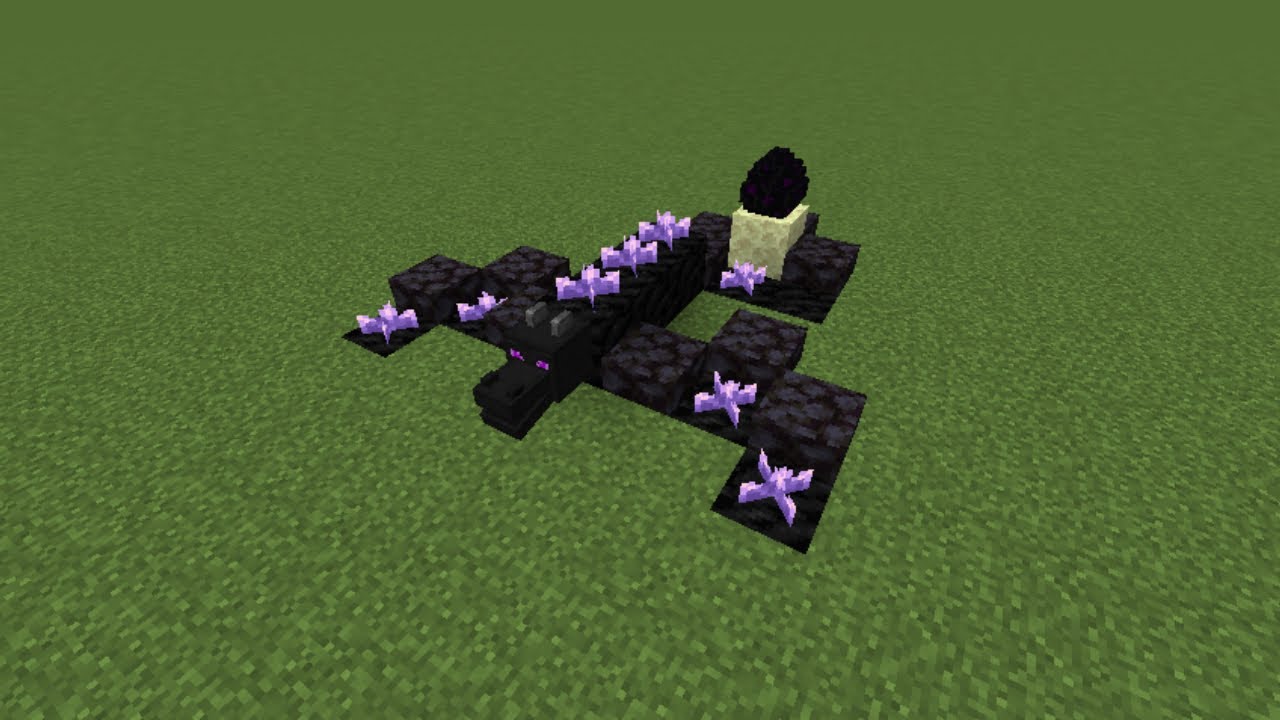 Minecraft Ender Dragon Head