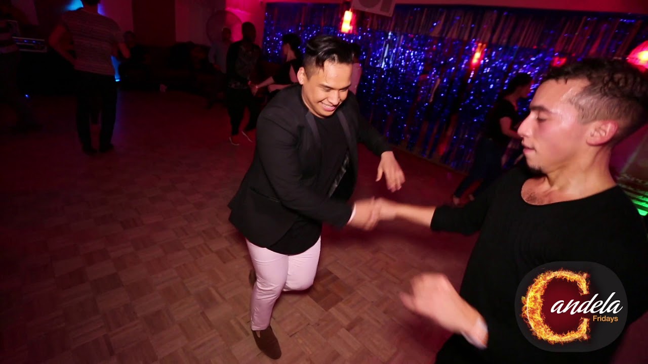 Brandon Ayala & Elvis Collado Social Dancing at Candela Fridays - YouTube