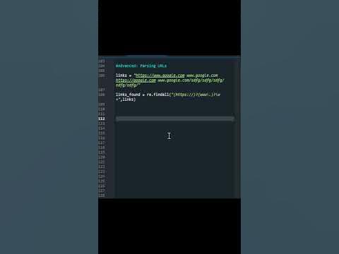 Advanced Regex in Python Part 2 #shorts - YouTube