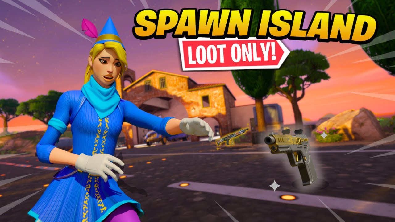 Only Using *LOOT* from SPAWN ISLAND!!! (Fortnite) - YouTube