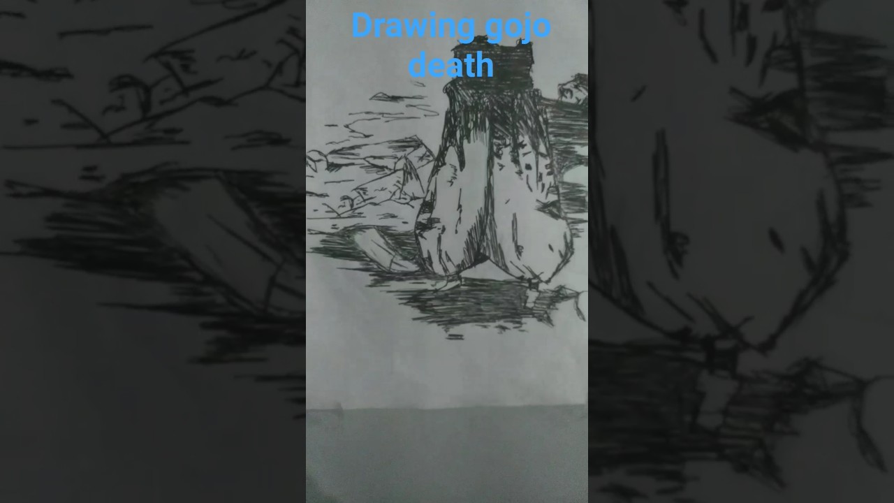 Drawing gojo death from jujutsu kaisan ☠️💯 #anime #jujutsukaisen#art ...