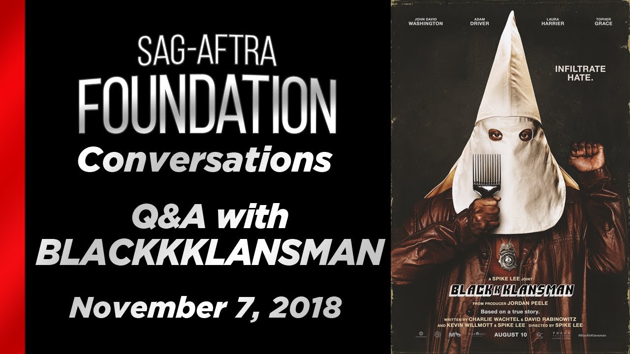 Conversations with BLACKKKLANSMAN - YouTube