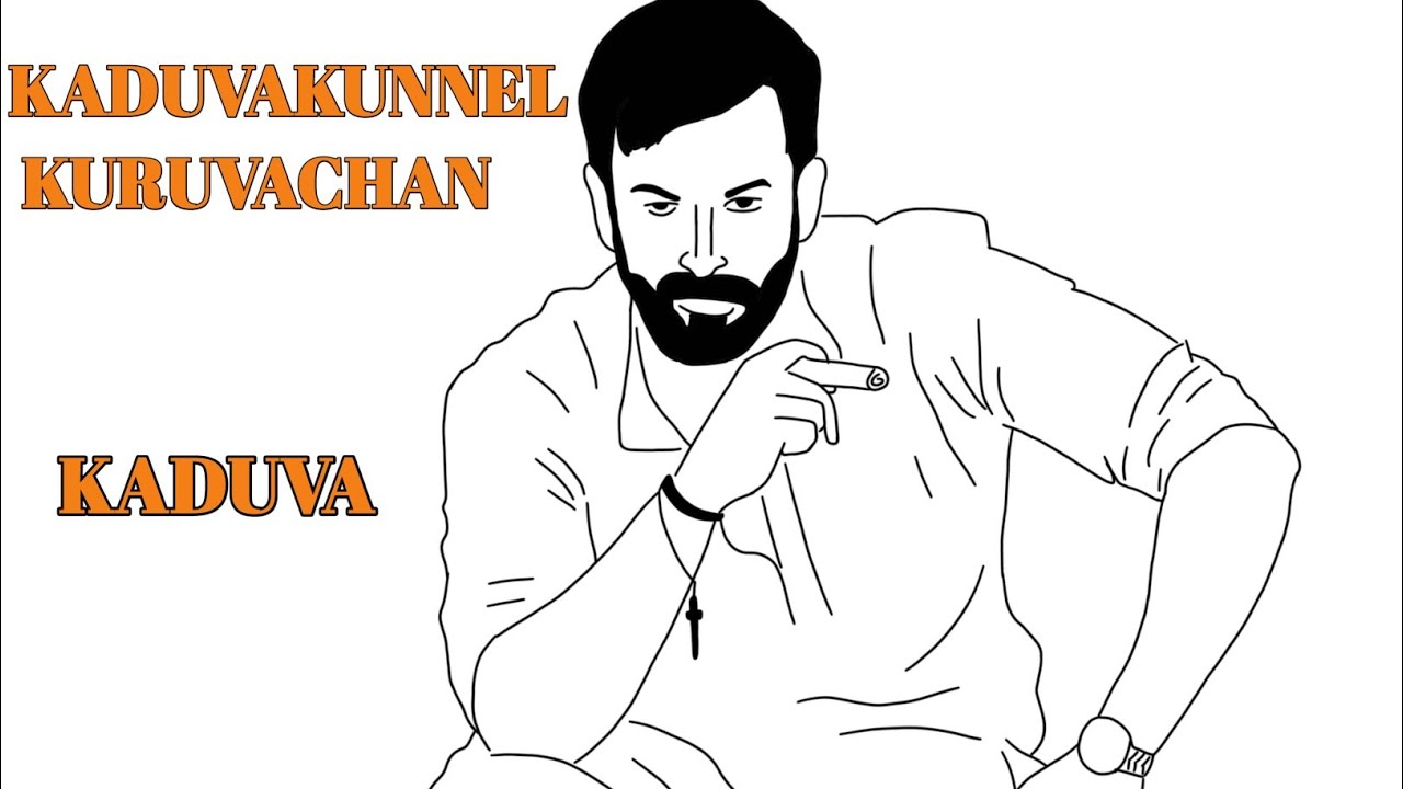 Kaduvakunnel Kuruvachan | Kaduva | Prithviraj drawing video - YouTube