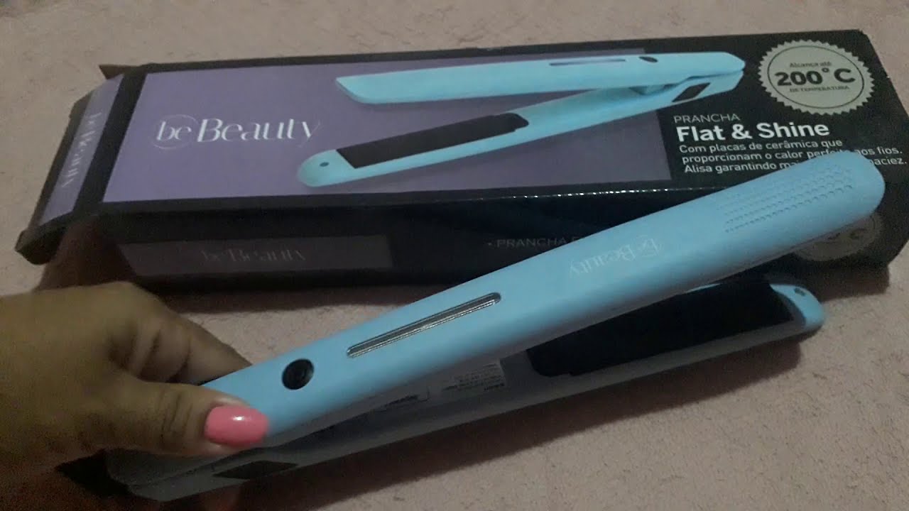 Prancha Flat & Shine | Chapinha Azul da Avon| be Beauty| Primeiras ...