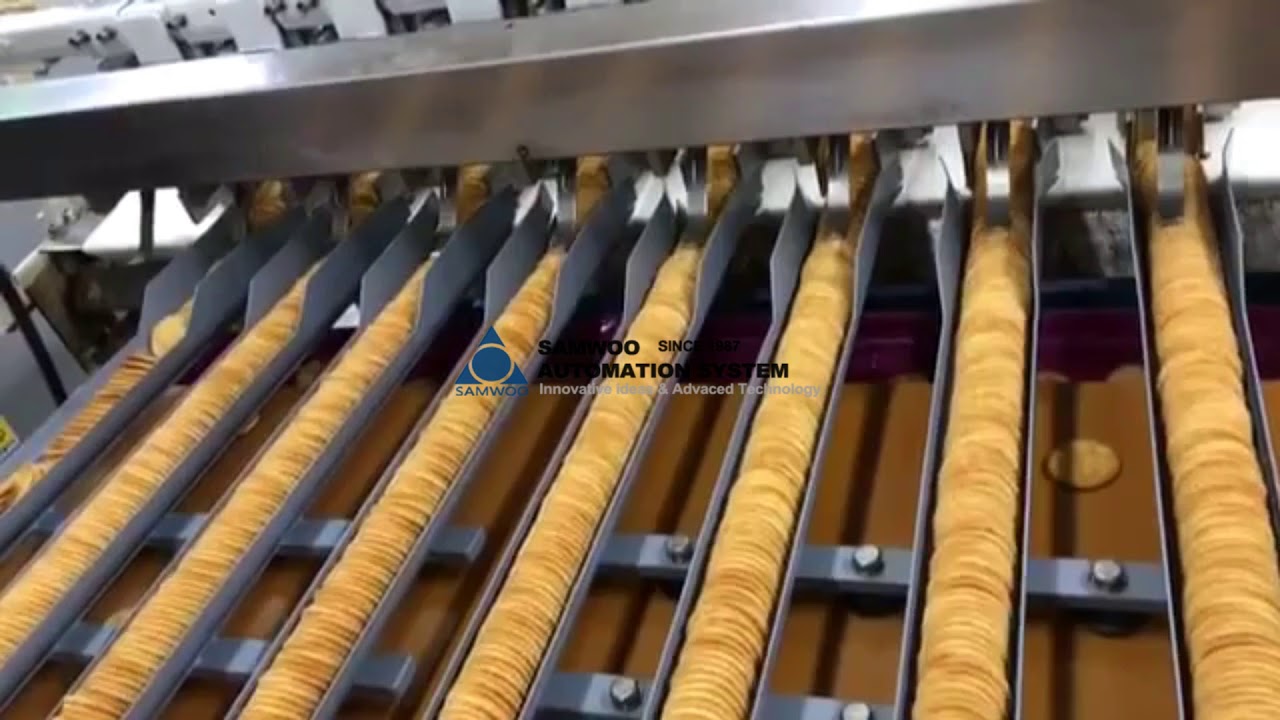 [SW FEEDER 삼우자동화] 크래커 & 비스켓 & 쿠키 공급피더 /cracker & biscuit & cookie ...