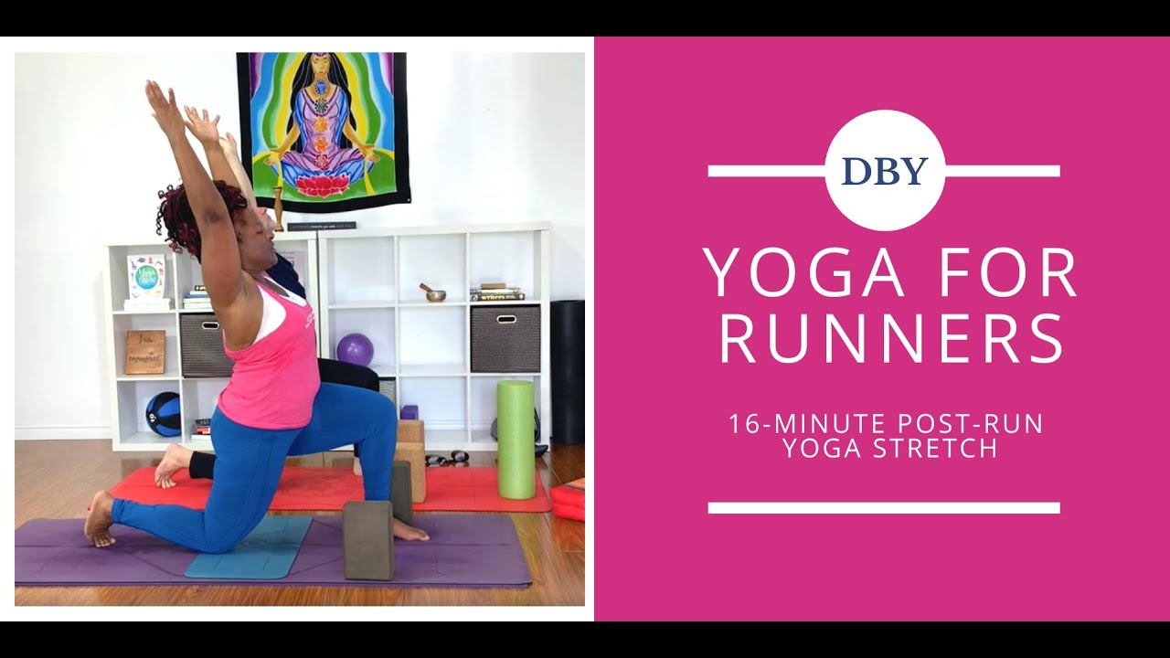 Yoga for Runners: 16-Minute Post-Run Yoga Stretch - YouTube