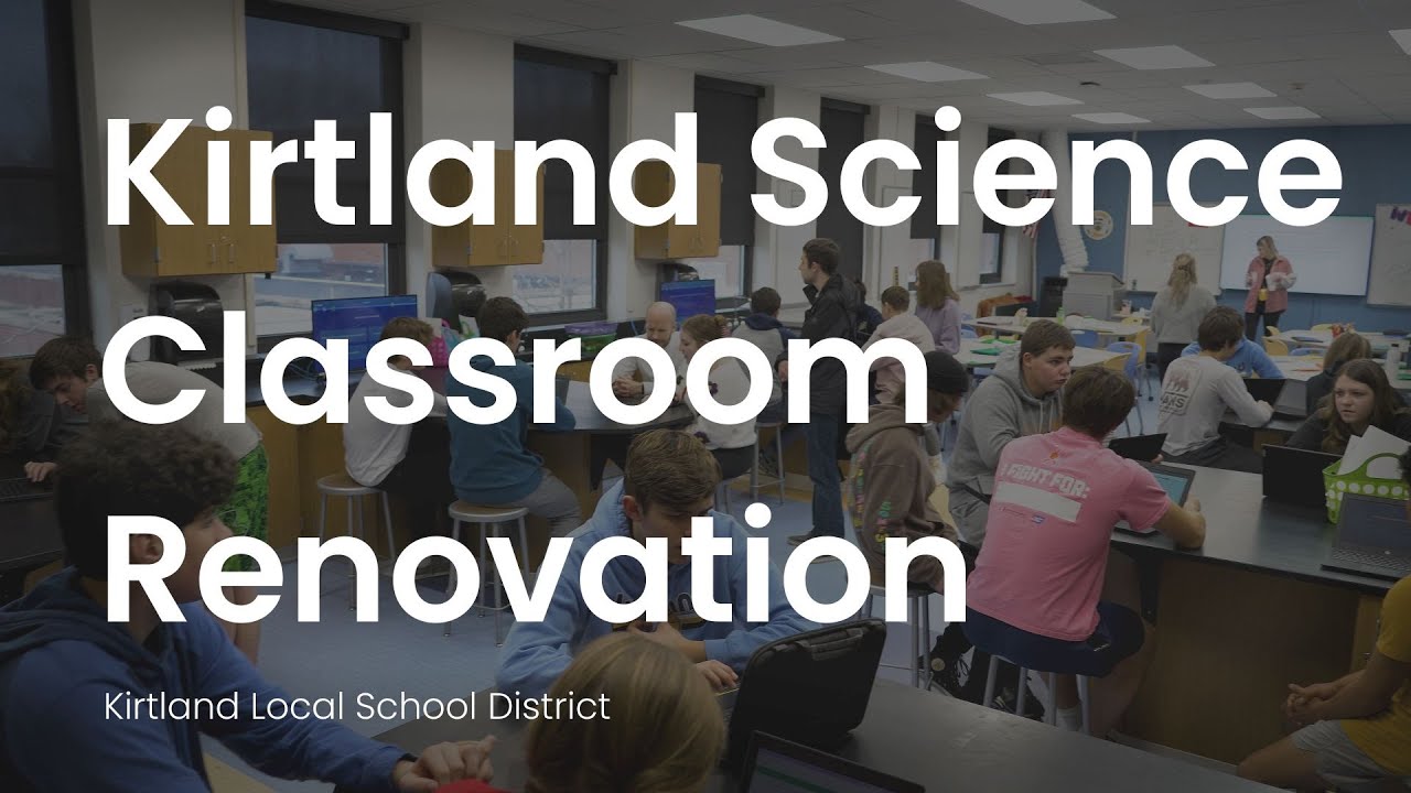Kirtland High School Science Room Opens - YouTube