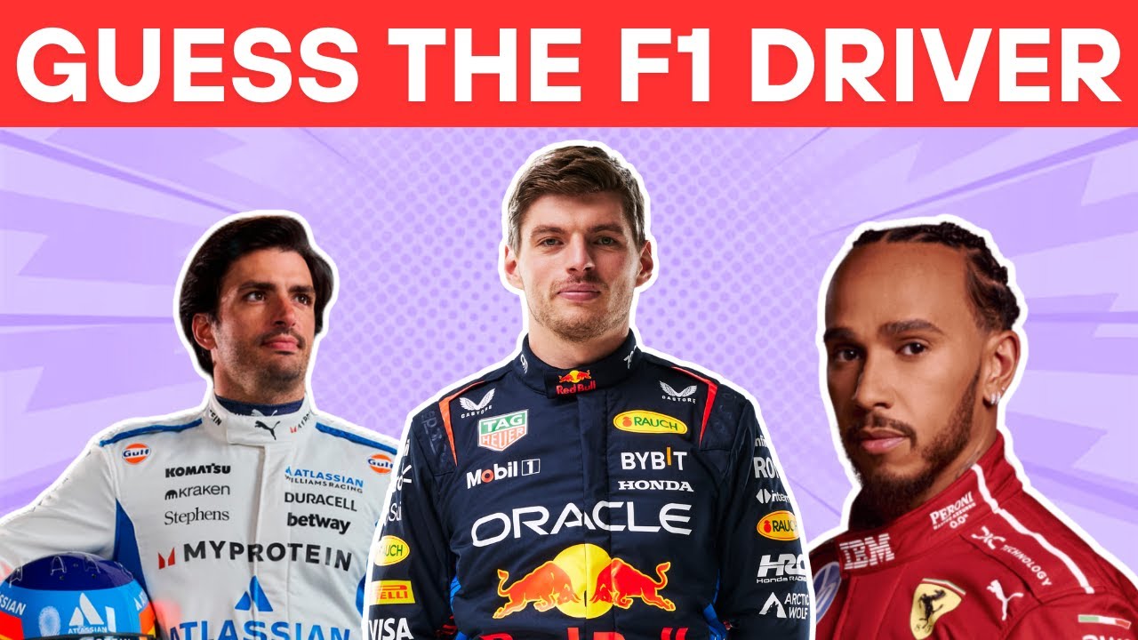 Guess 20 F1 DRIVERS in 3 SECONDS! - YouTube