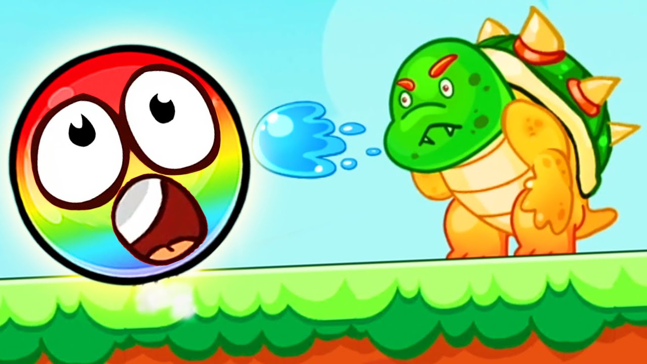 Red Ball Goes RAINBOW! - YouTube