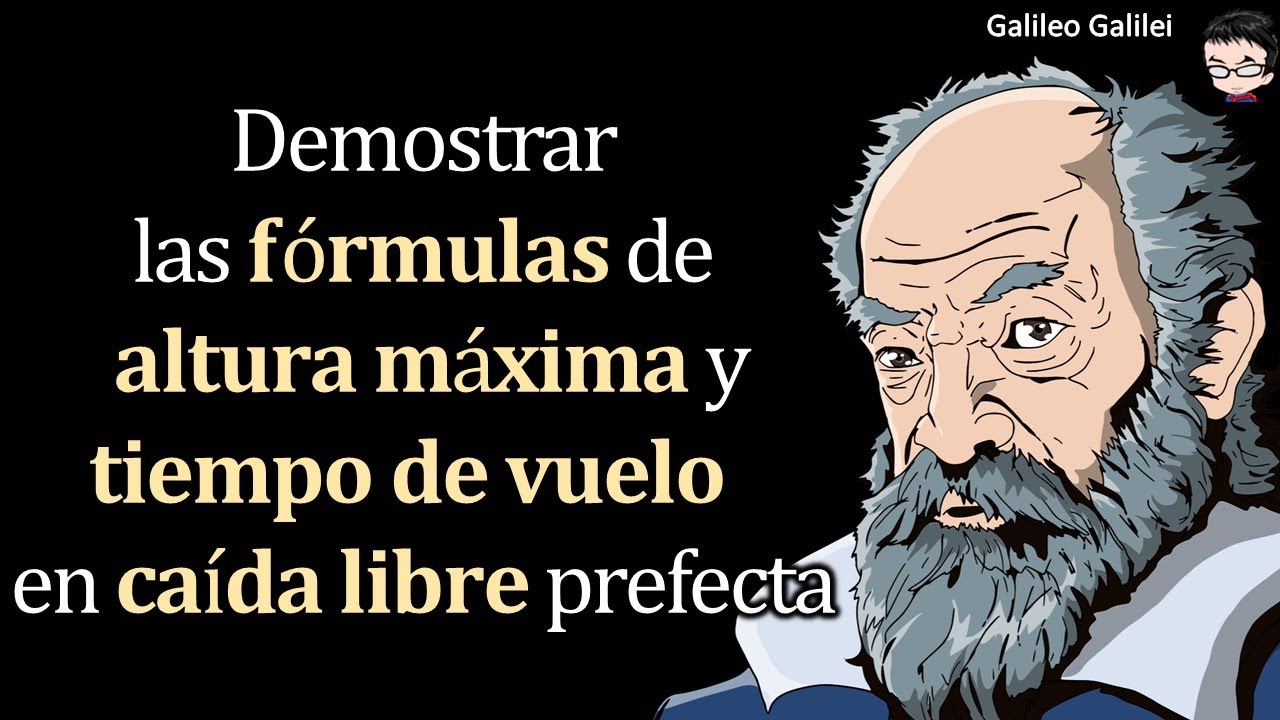 Demostrar las 𝐟ó𝐫𝐦𝐮𝐥𝐚𝐬 de 𝐚𝐥𝐭𝐮𝐫𝐚 𝐦á𝐱𝐢𝐦𝐚 y 𝐭𝐢𝐞𝐦𝐩𝐨 𝐝𝐞 𝐯𝐮𝐞𝐥𝐨 en 𝐜𝐚í𝐝𝐚 ...