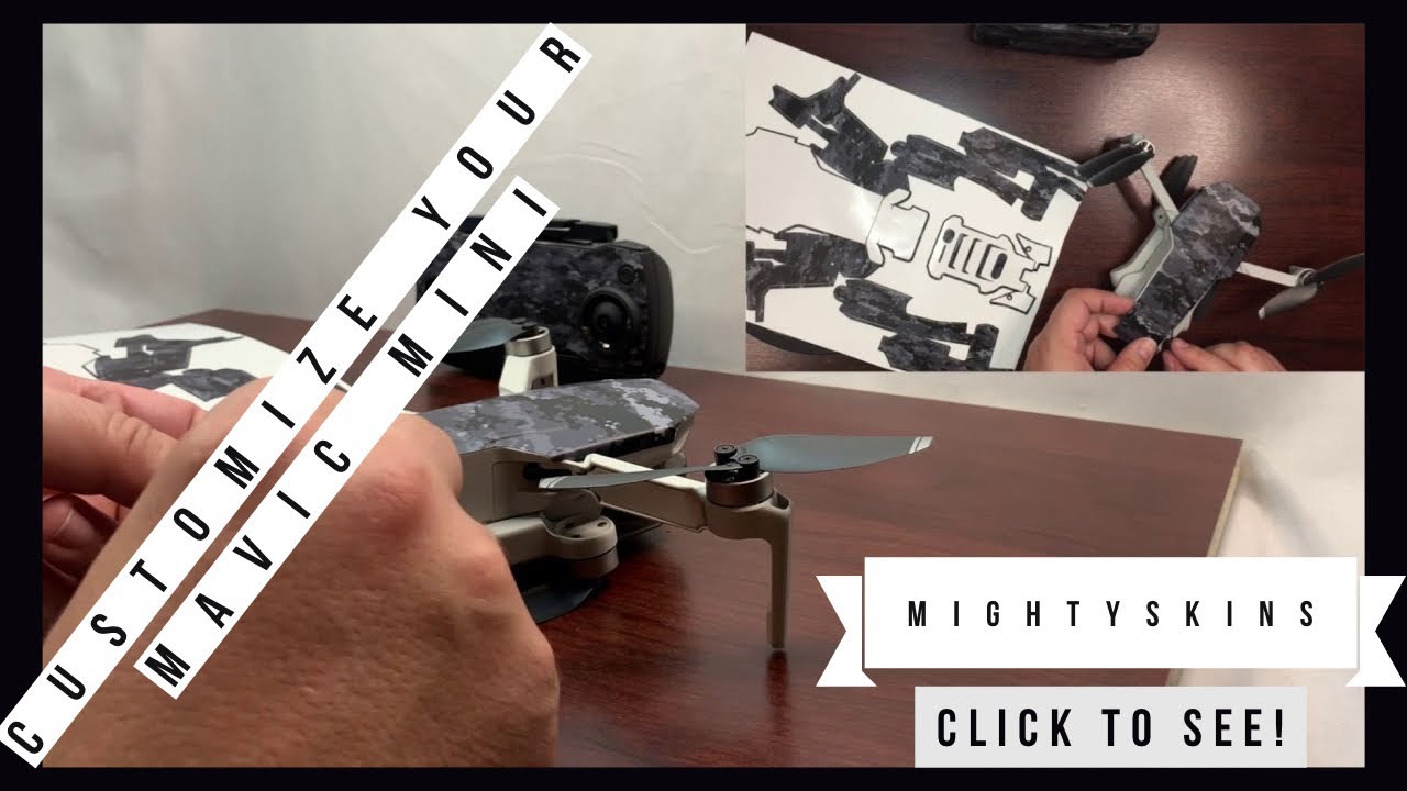How to customize your DJI Mavic Mini | MightySkins | Decal - YouTube