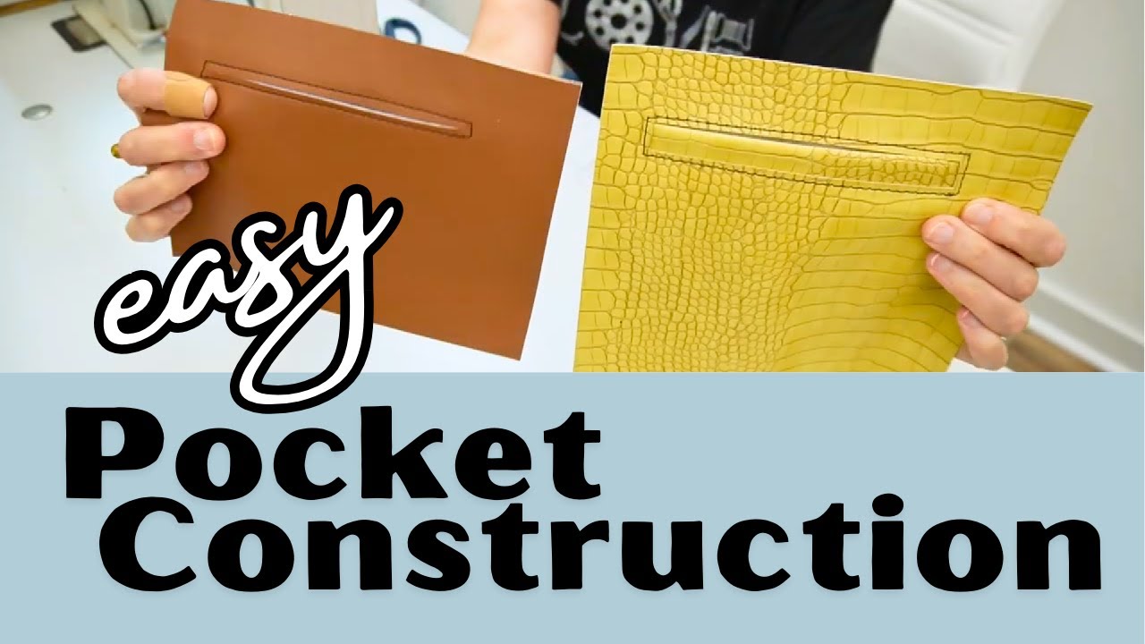 How to Sew Slip Pockets – 2 Easy Pocket Construction Techniques # ...