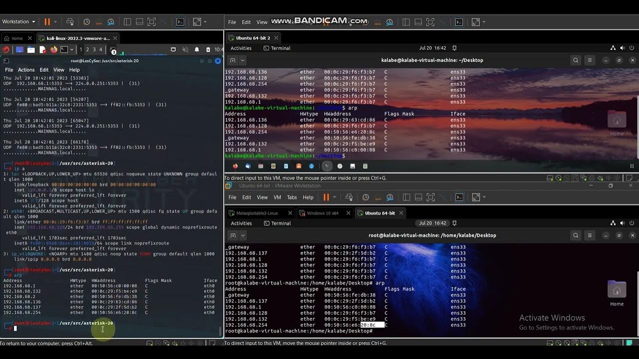 ARP Spoofing & MITM Attack Kali Linux Experiments on Ubuntu & Windows Network Security Lab - YouTube