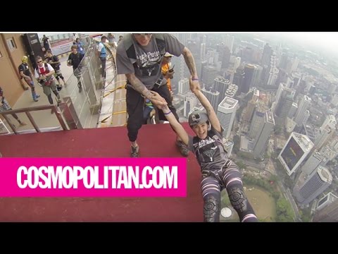 What It's Like to Be a BASE Jumper | Cosmopolitan - YouTube