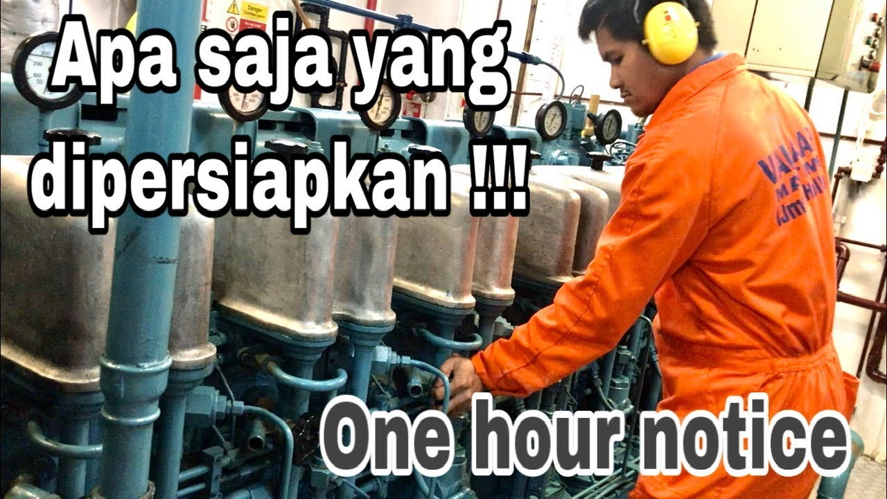 Cara Start Main Engine Dengan cepat || Persiapan Mesin Induk Sebelum ...