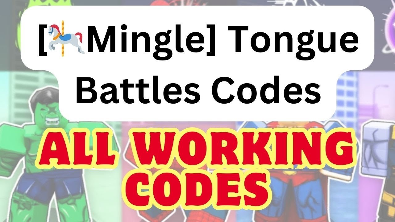 [🎠Mingle] Tongue Battles Codes 2025 January | All Working Codes - YouTube