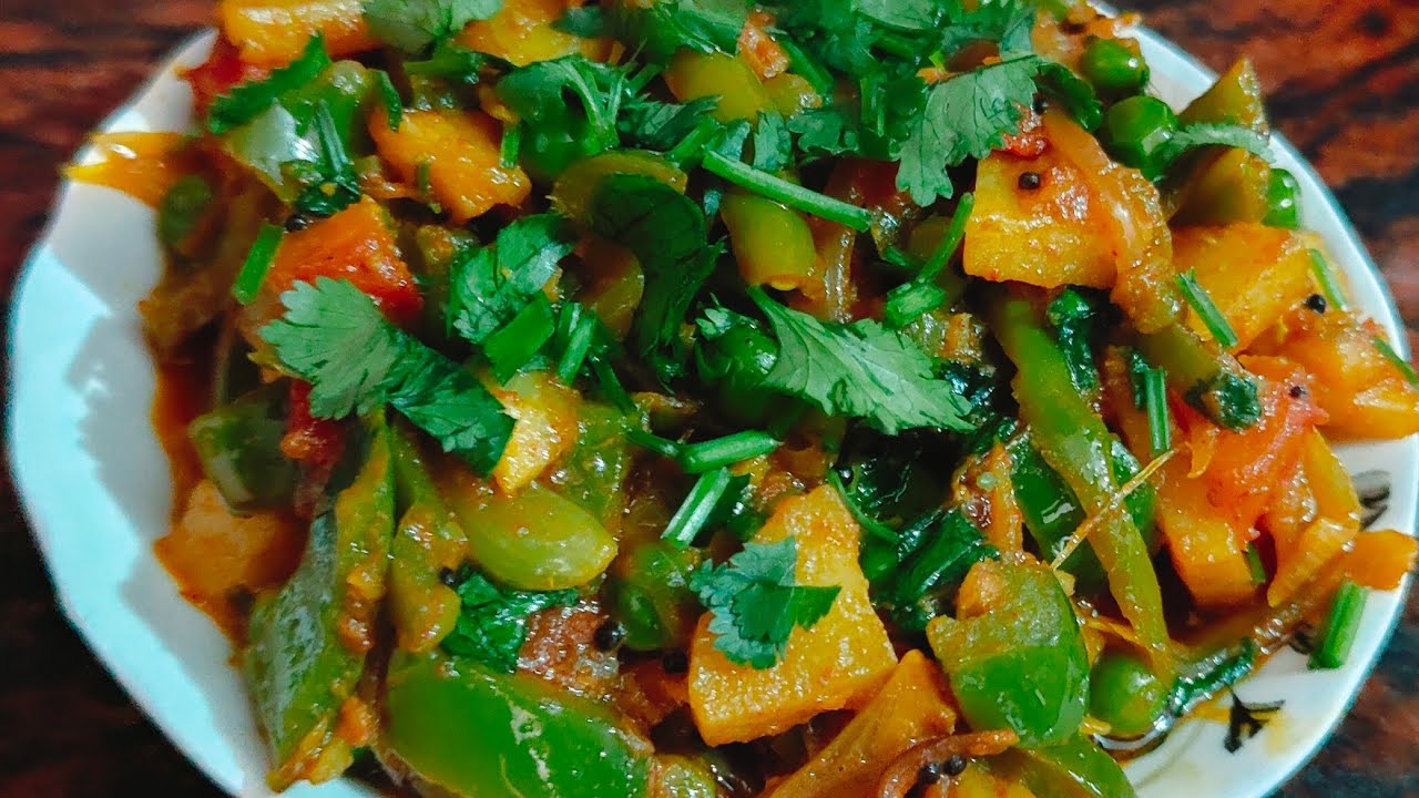 Aaloo Shimla Mirch Ki Sabji || Shimla Mirch Recipe || #how - YouTube