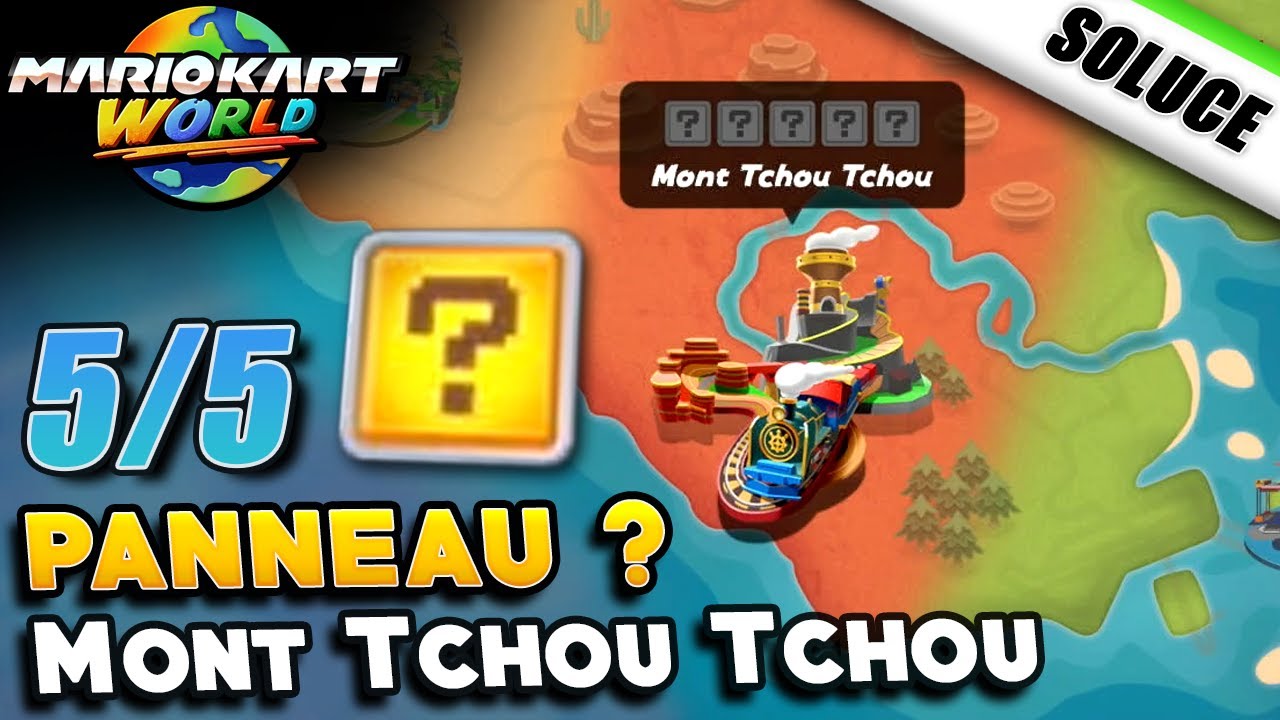 Mont Tchou Tchou | Panneau ? [ Emplacements / Solution ] - Mario Kart ...