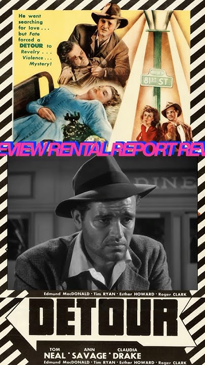 Detour (Edgar G Ulmer 1945) movie review (clip) / RRR45 - YouTube