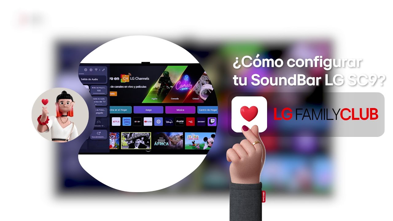 LG Family Club | Cómo vincular tu soundbar a tu TV LG - YouTube