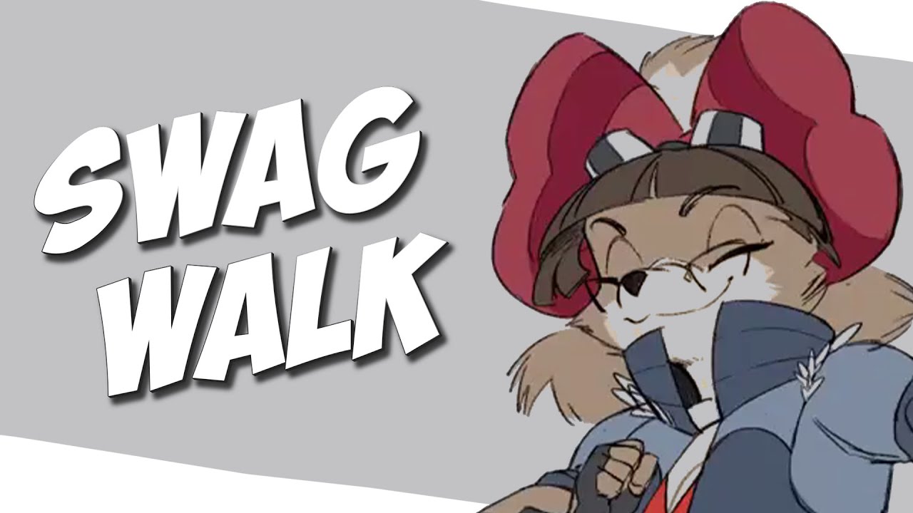 Swag Walk – Dog Girl Animation - YouTube