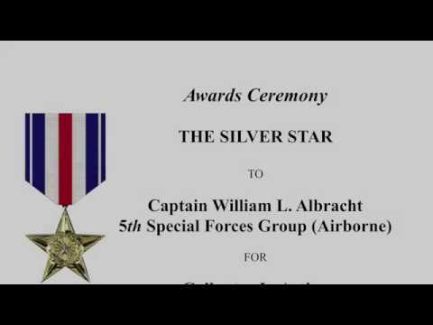 Bill Albracht Silver Star Ceremony - YouTube