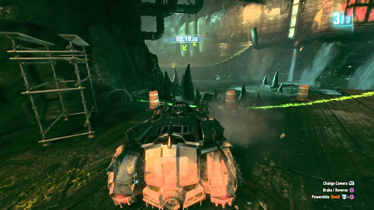 Batman Arkham Knight - Riddler Trial #1 (PS4 Gameplay) - YouTube