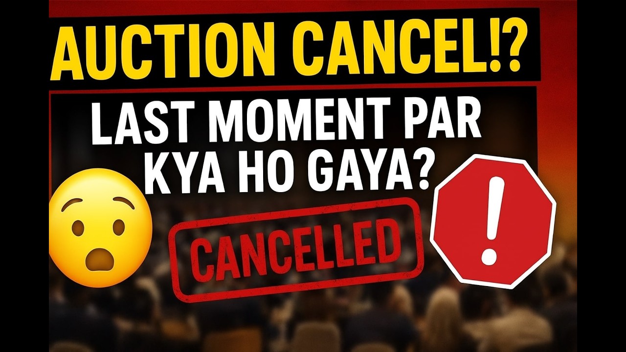 Sab Wait Kar Rahe The… Par Auction Suddenly Cancel! Shocking Reason!# ...
