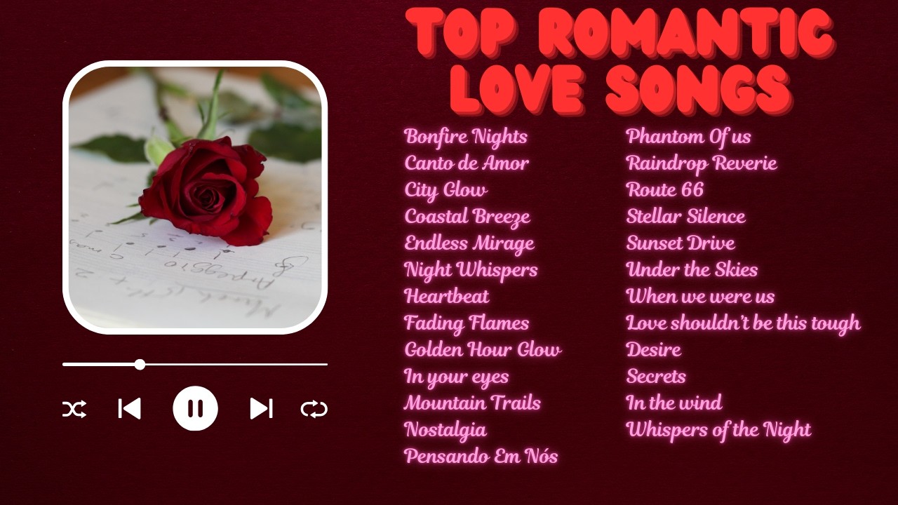 Top Romantic Lyrical Love Songs: Perfect Playlist for Lovers and ...