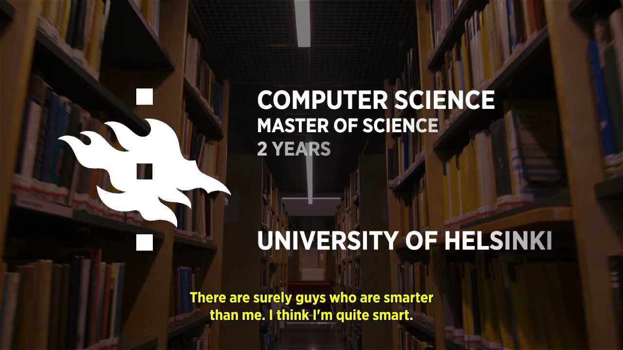 Master’s Programme in Computer Science | University of Helsinki - YouTube