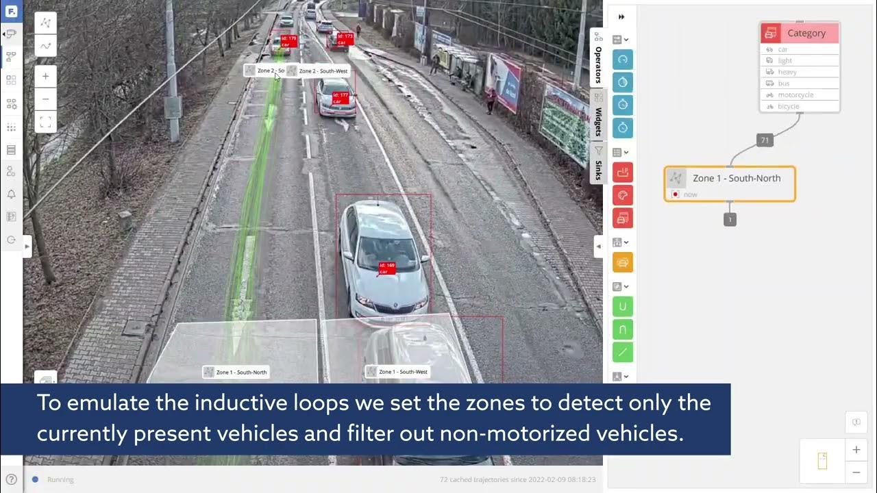 How to manage traffic adaptively with virtual inductive loops - TrafficXRoads - YouTube