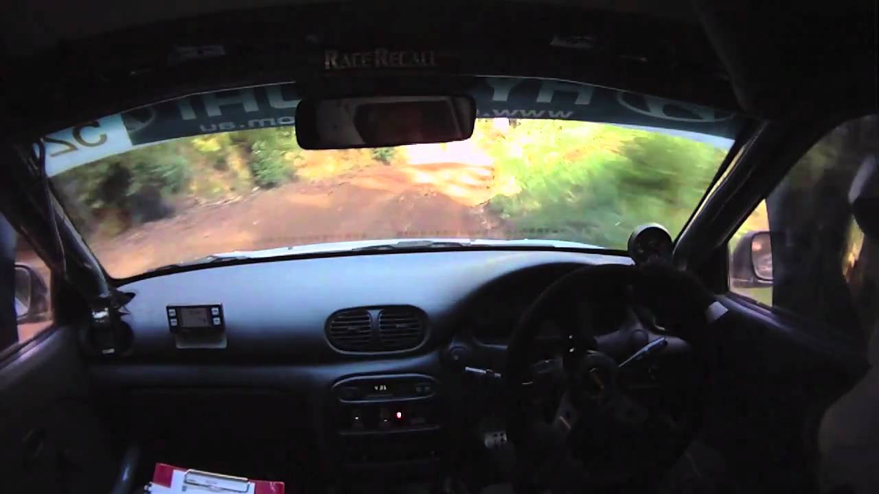 Hyundai Excel Rally Car Bonnie Doon 2011 - YouTube