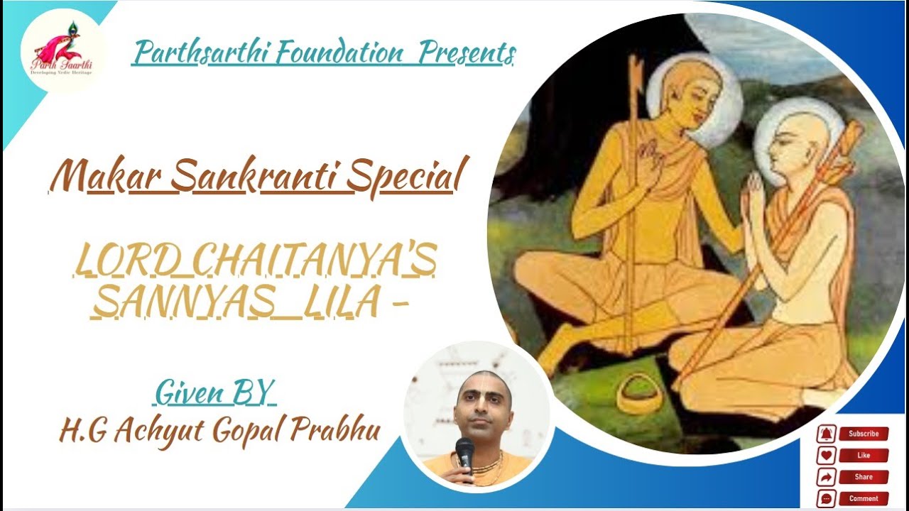 Makar Sankranti Special _ LORD CHAITANYA'S SANNYAS LILA - - YouTube