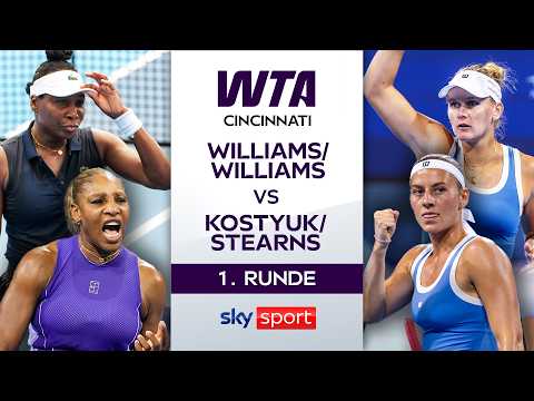 Williams 🇺🇸/Williams🇺🇸 - Kostyuk🇺🇦/Stearns🇺🇸 - Runde 1 | Cincinnati Open 2026 | Highlights - Tennis