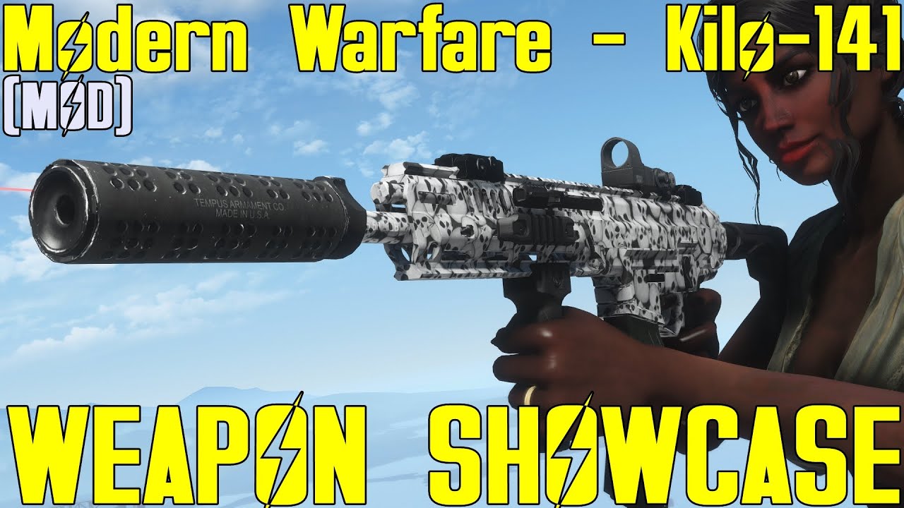 Falllout 4: Modern Warfare - Kilo-141 - Weapon Mod Showcase - YouTube